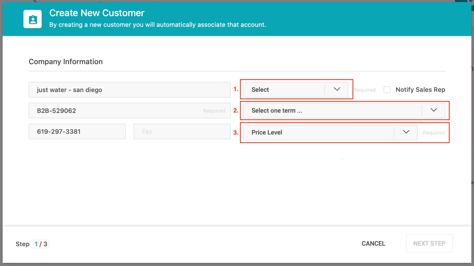 what is the B2B Direct website dashboard? – ANDMORE